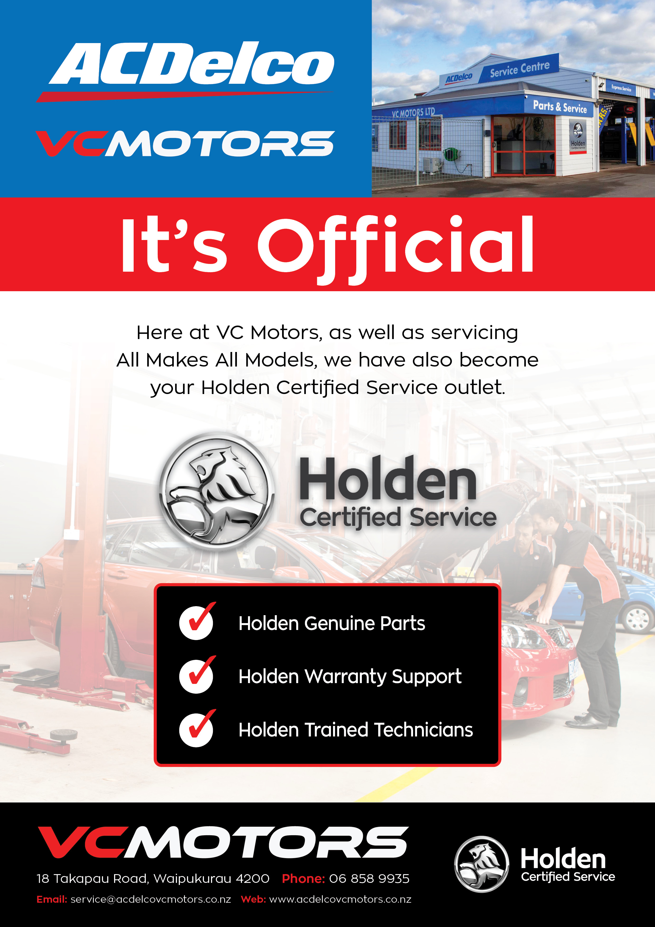 Express Service, Batteries and Brakes - ACDelco VC Motors