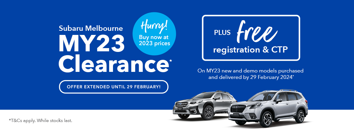 Subaru Special Offers | Melbourne, VIC | Subaru Melbourne